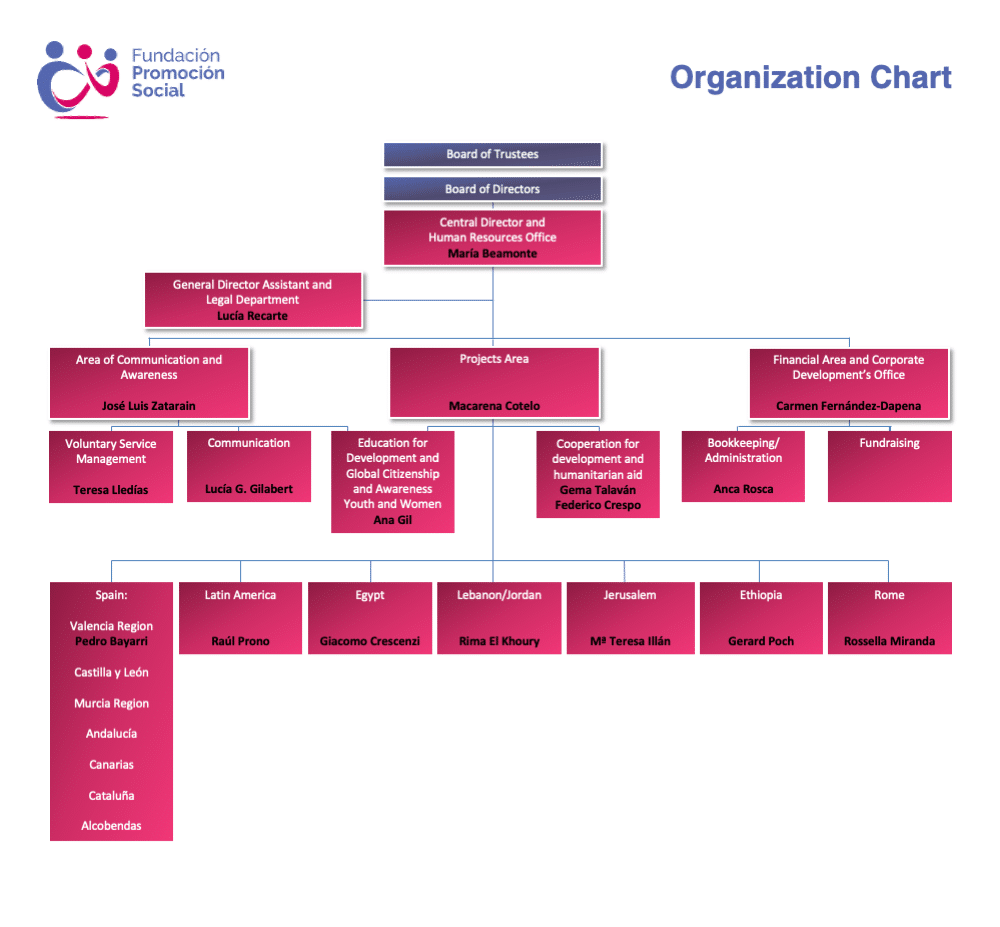 Organization_Chart_FPS_2022 | Fundación Promoción Social